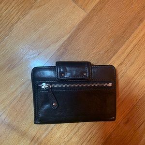 Coach | Bags | Coach Blacksilver Leather Madison Wallet | Poshmark